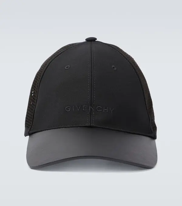 Givenchy Black Quilted-Lined Cap Givenchy Black Embroidered Cap Givenchy main image 3