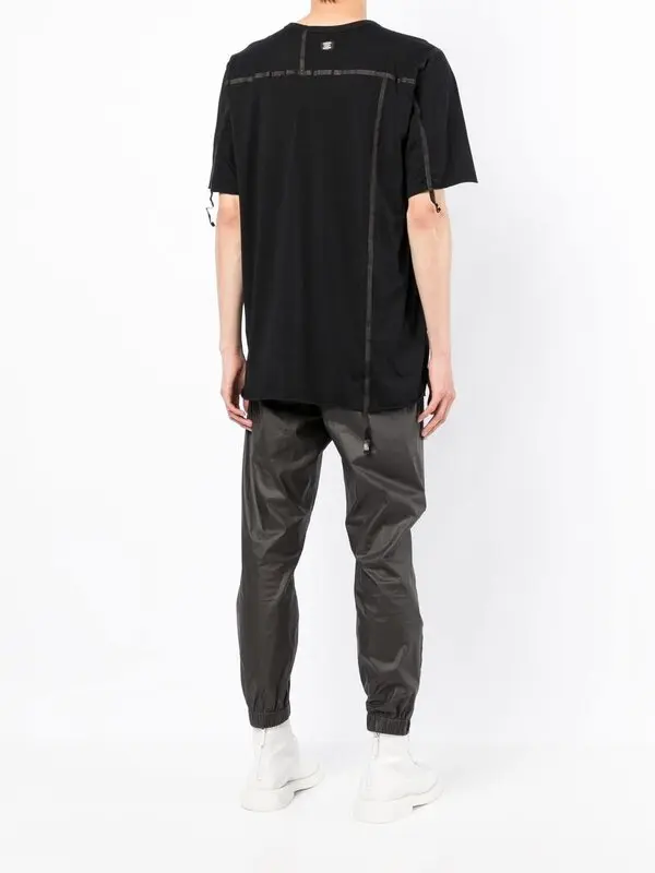 ISAAC SELLAM EXPERIENCE Seam-detailing Cotton T-shirt
