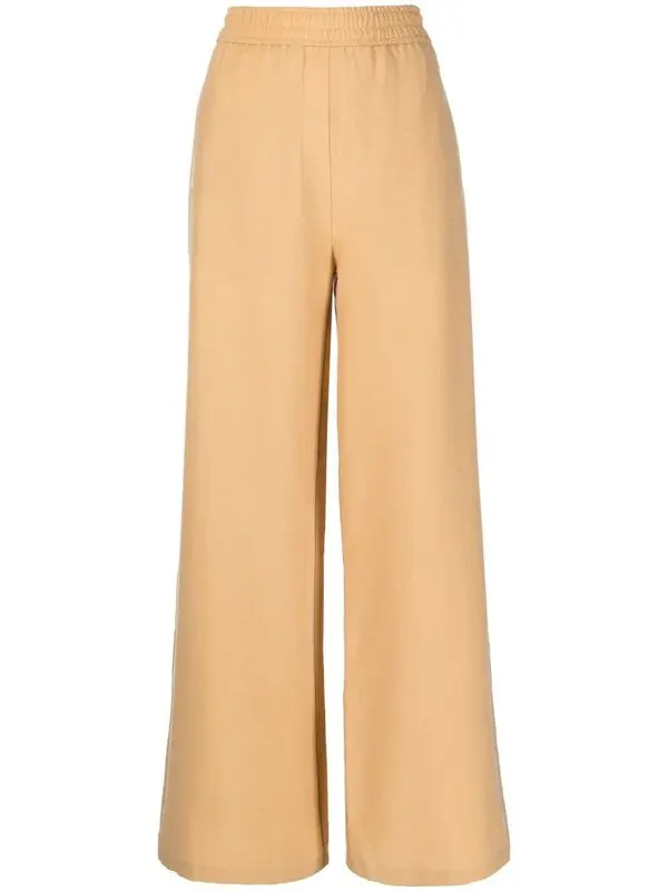 Rodebjer Wide-leg Jogger Trousers In Sand Beige