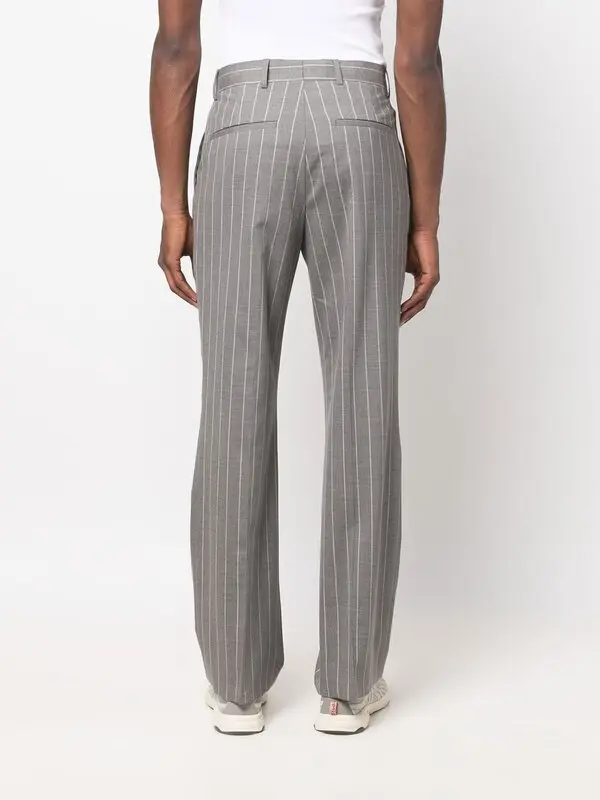 SUNFLOWER Pinstripe Detail Straight Leg Trousers