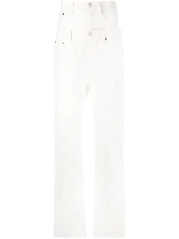 AC9 Panelled High-waisted Jeans