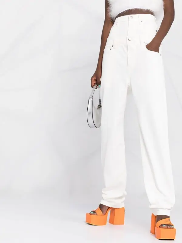 AC9 Panelled High-waisted Jeans