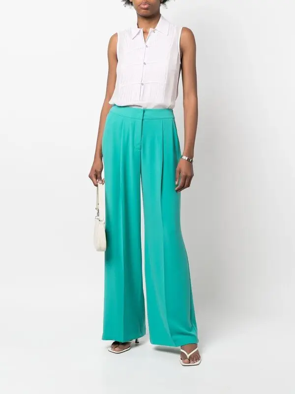 Patrizia Pepe High-waisted Wide-leg Trousers