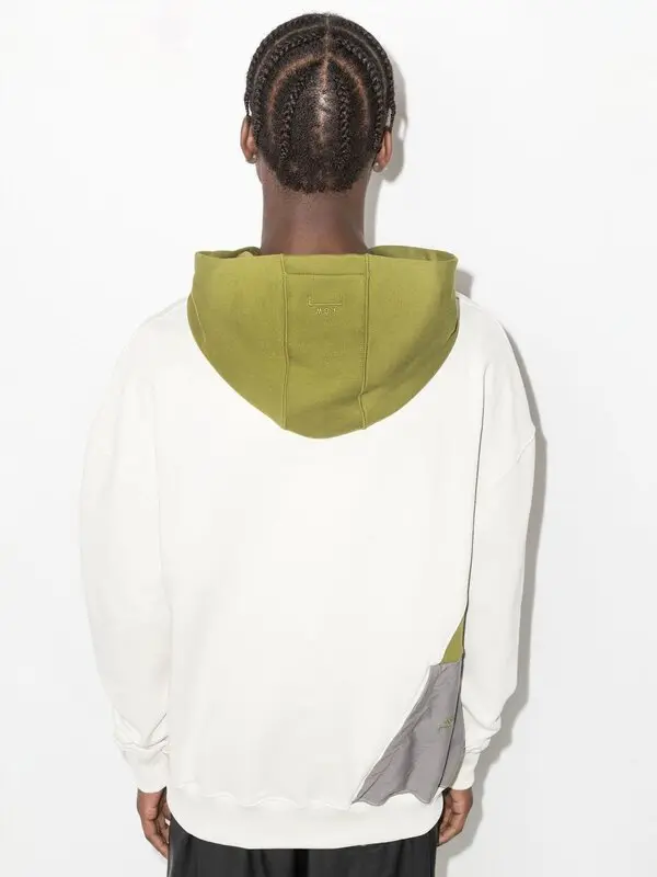 A-COLD-WALL* Panelled Cotton Hoodie With Embroidered Logo