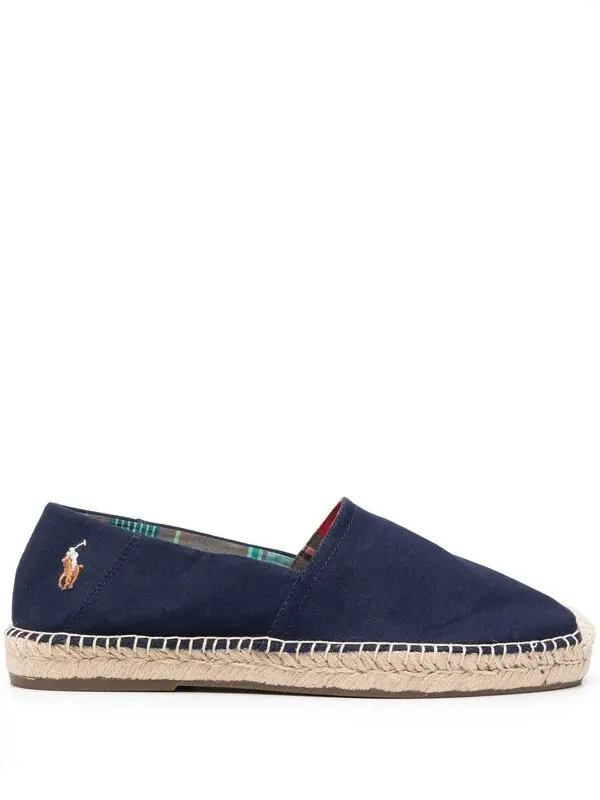 Ralph Lauren Polo Pony-embroidered Flat Espadrilles