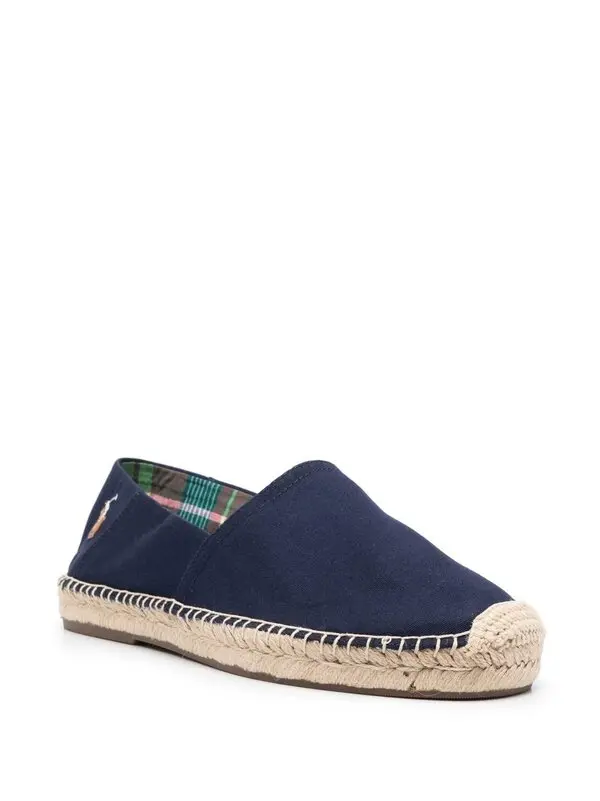 Ralph Lauren Polo Pony-embroidered Flat Espadrilles