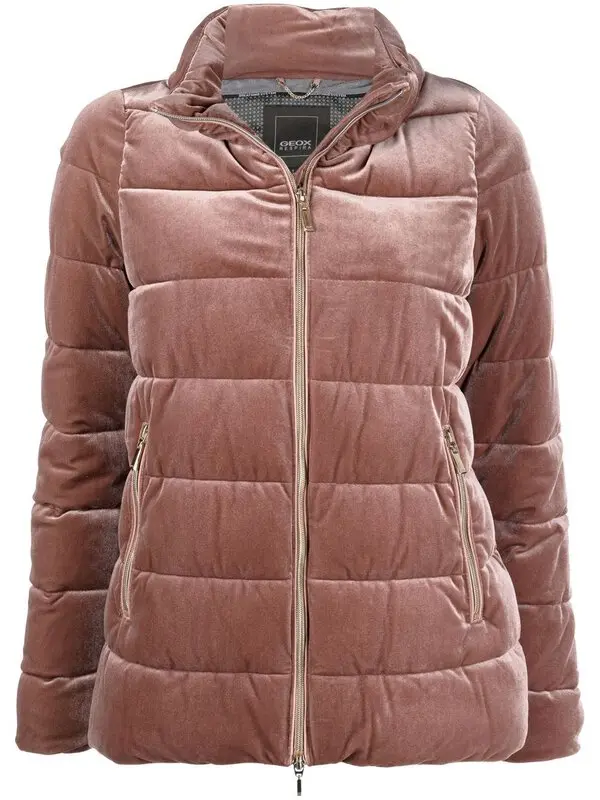 Geox Velvet Puffer Jacket