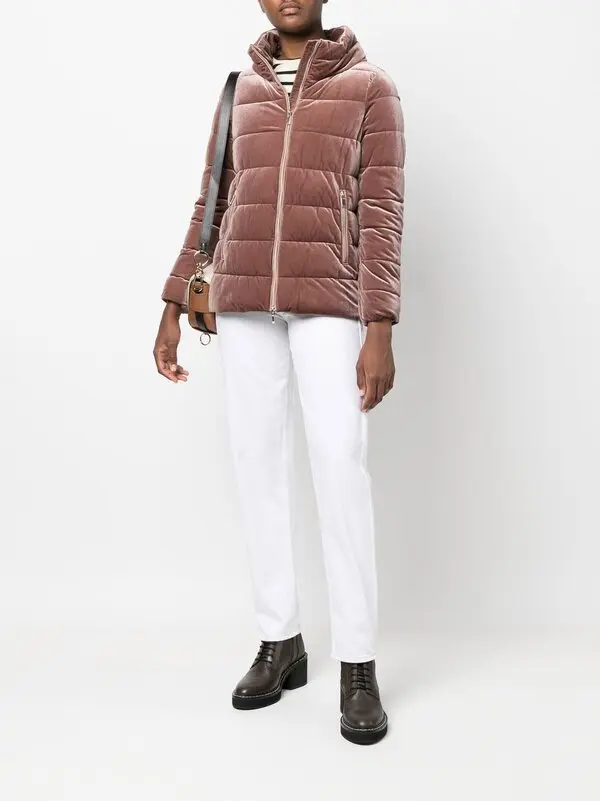 Geox Velvet Puffer Jacket