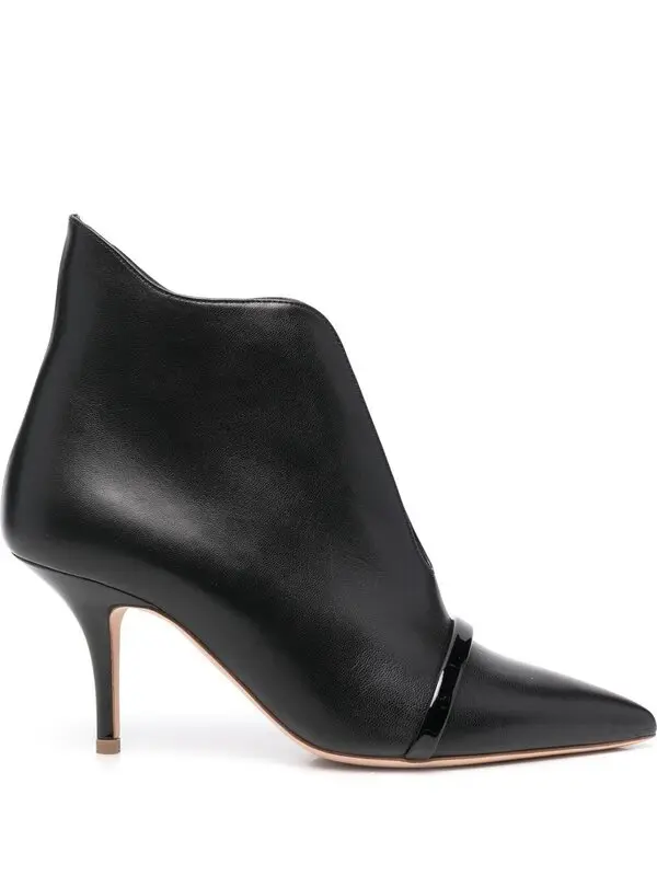 MALONE SOULIERS Cora Leather Ankle Boots - Black
