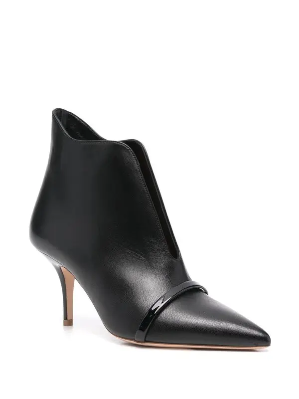 MALONE SOULIERS Cora Leather Ankle Boots - Black