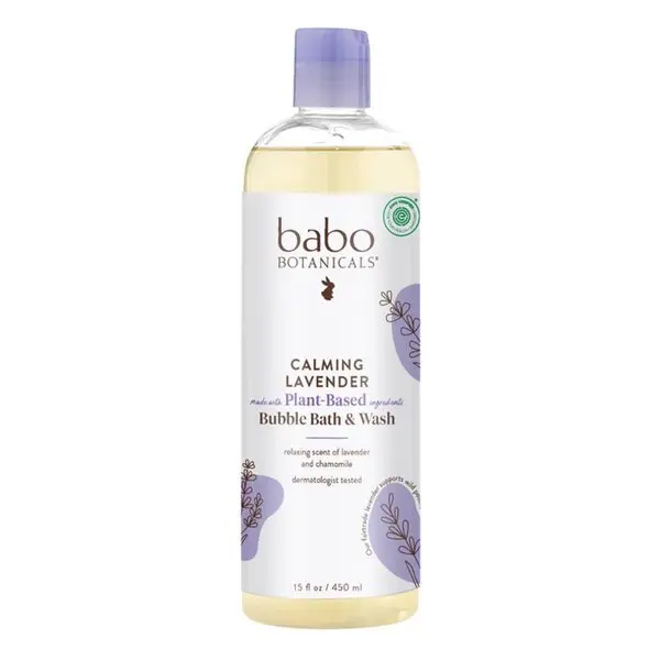 BABO BOTANICALS Calming Shampoo Bubble Bath & Wash Lavender & Meadowsweet