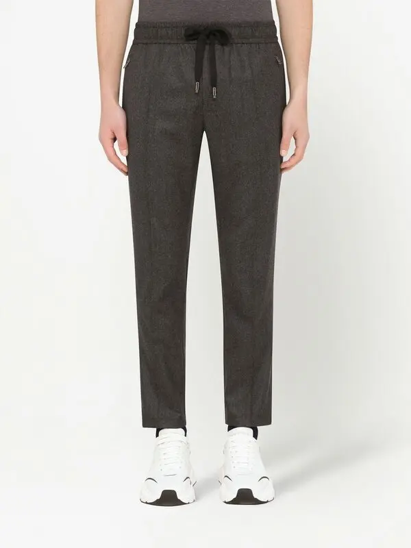 Dolce & Gabbana Virgin Wool Track Pants