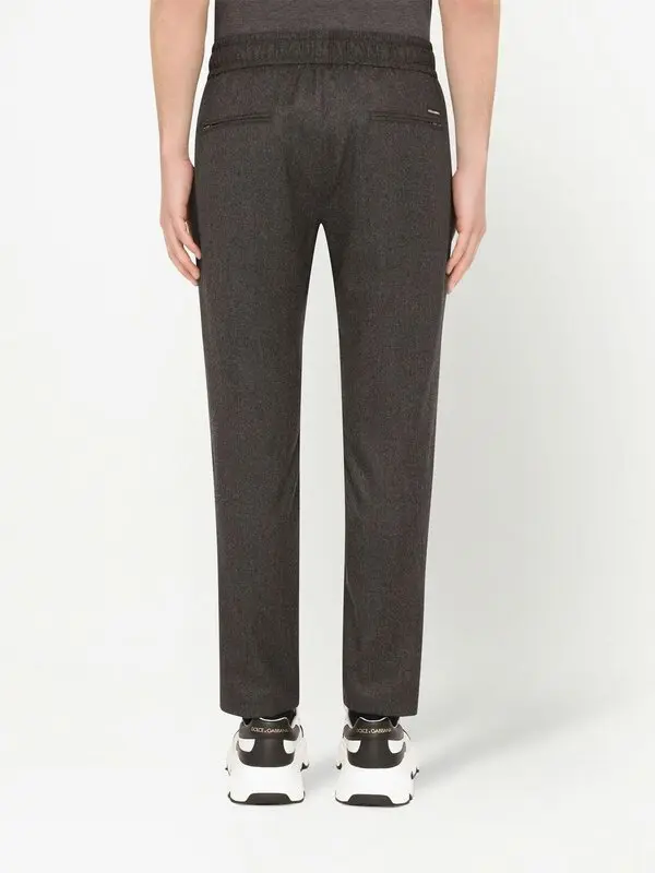 Dolce & Gabbana Virgin Wool Track Pants