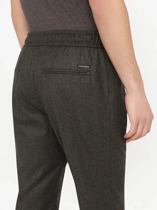 Dolce & Gabbana Virgin Wool Track Pants