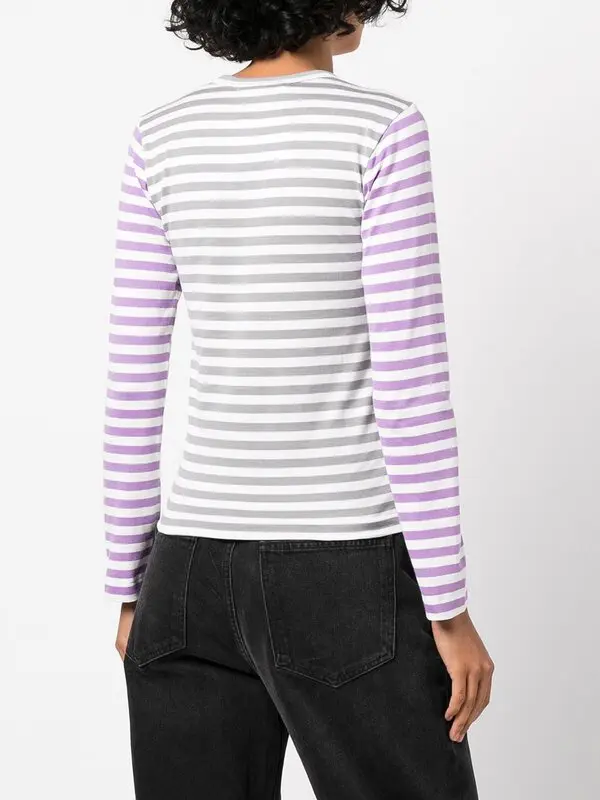 Play Comme Des Garcon Heart Patch T-shirt - Grey