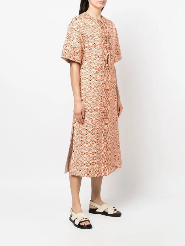 Colville Patterned Midi Dress