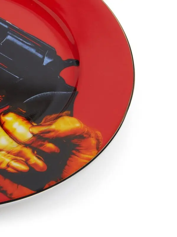 SELETTI Revolver Porcelain Dinner Plate