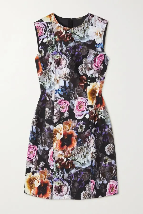 Adam Lippes Floral-print Mini Dress