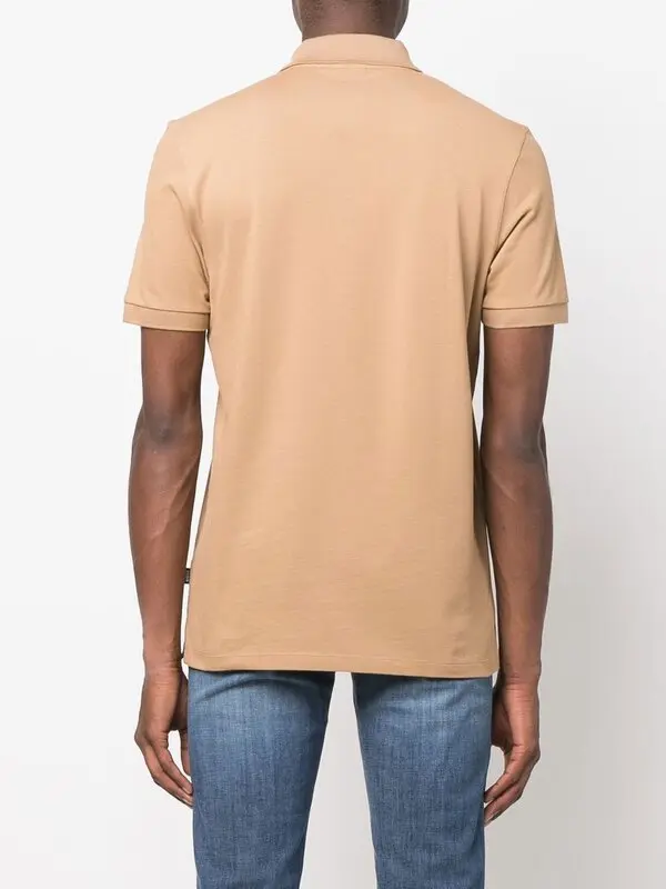 BOSS Embroidered-logo Polo Shirt - Neutrals