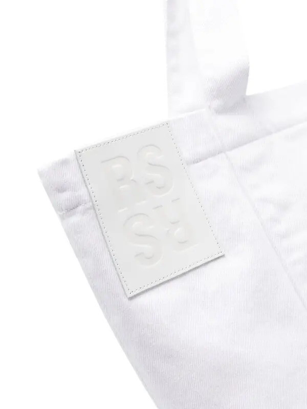 Raf Simons Cotton Tote Bag - White