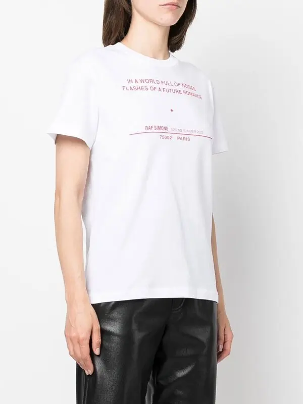 Raf Simons Tour Print T-shirt - White