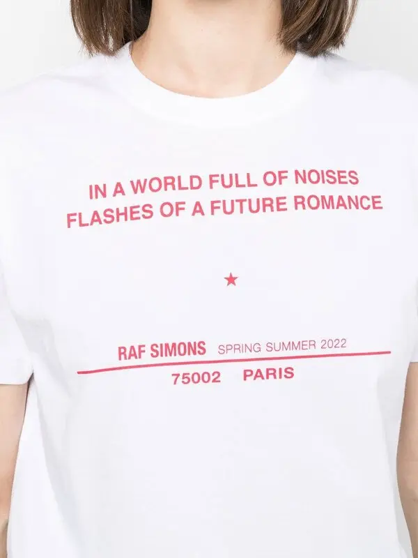 Raf Simons Tour Print T-shirt - White