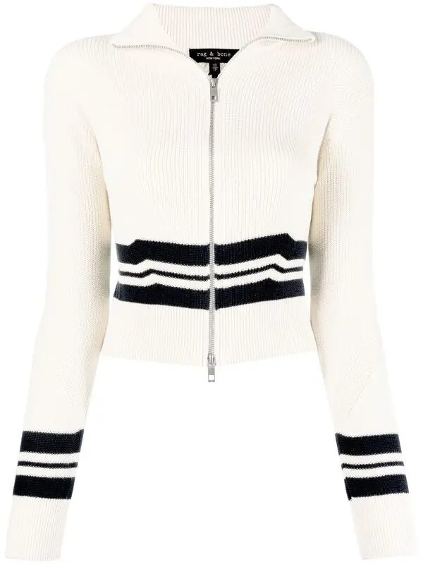 Rag & Bone Stripe-detail Ribbed Jumper