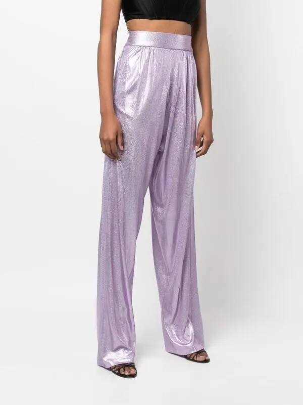 TOM FORD Lurex Wide-leg Trousers