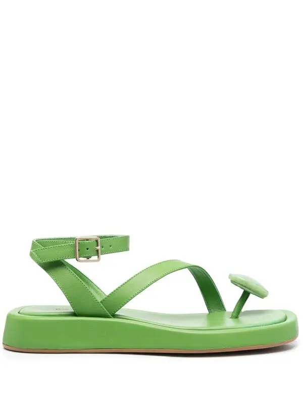 GIABORGHINI Buckle-fastening Sandals - Green