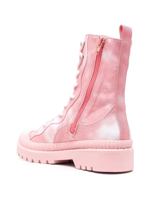 Versace Tie-dye Cargo Ankle Boots
