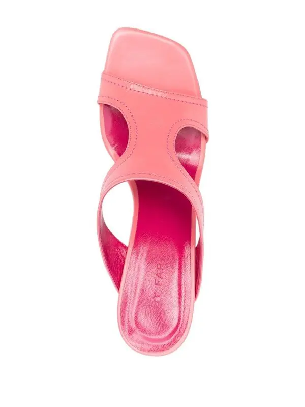 By Far 95mm Open Toe Sandals - Pink