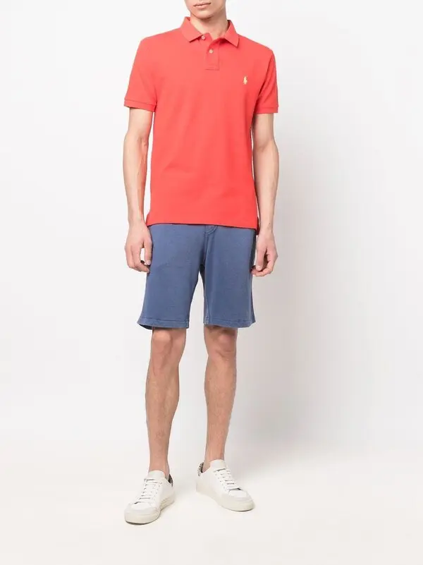 Polo Ralph Lauren Embroidered Logo Polo Shirt - Red