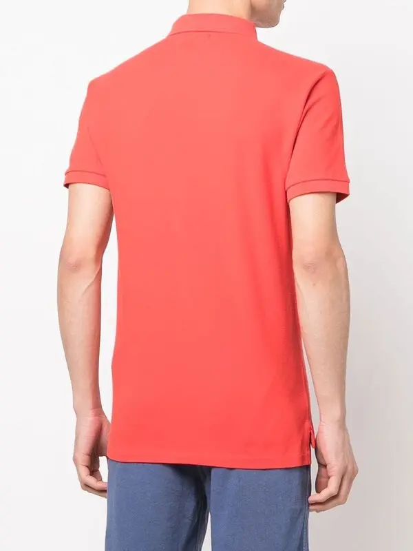 Polo Ralph Lauren Embroidered Logo Polo Shirt - Red
