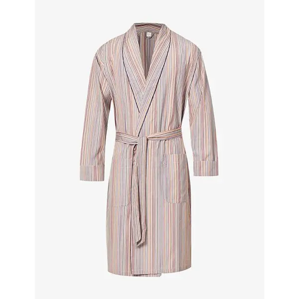 white christmas dresses Kodiak Striped Classic Terry Bathrobe X-Large main image 0