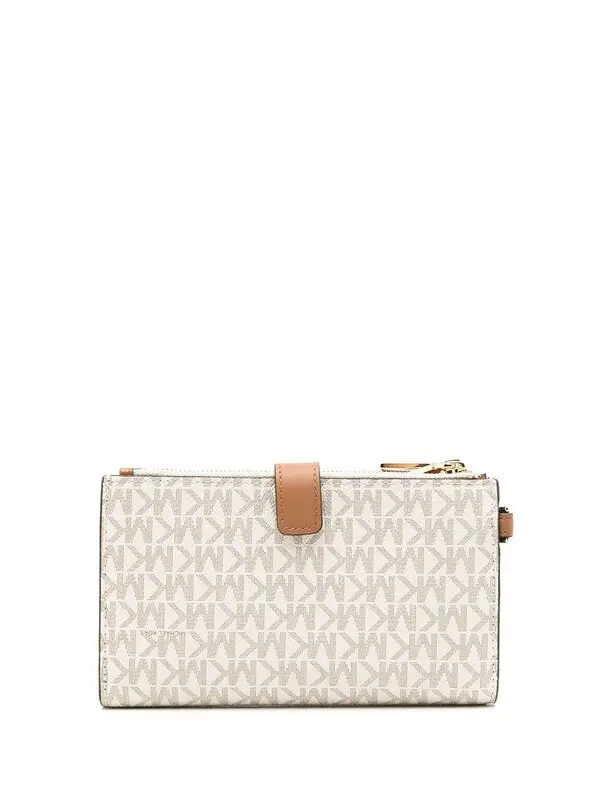 Michael Kors Jet Set Monogram Wallet - Neutrals
