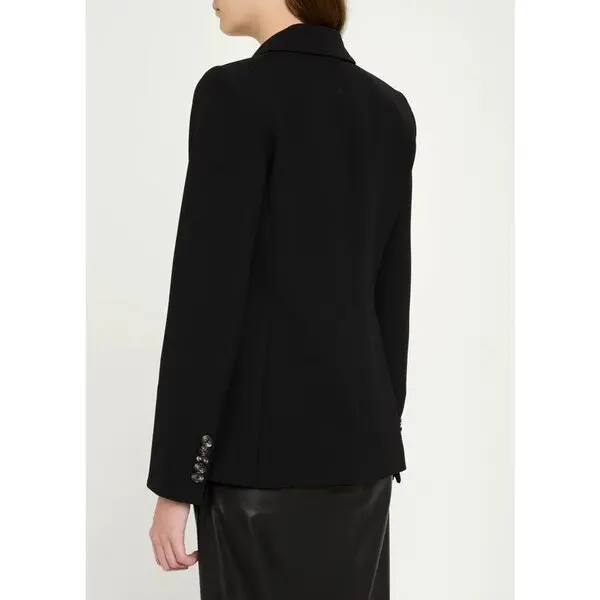 Veronica Beard Miller Double-breasted Dickey Jacket - Black
