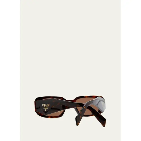 Prada Rectangle Acetate Sunglasses - Tortoise