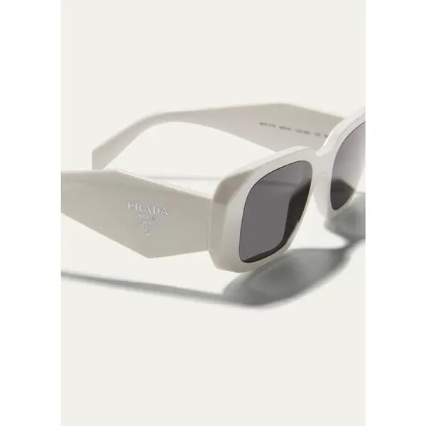 Prada Rectangle Acetate Sunglasses - Tortoise