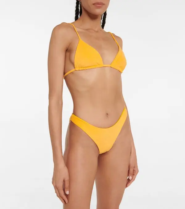 Jade Swim Most Wanted Terry Bikini Bottom - Orange