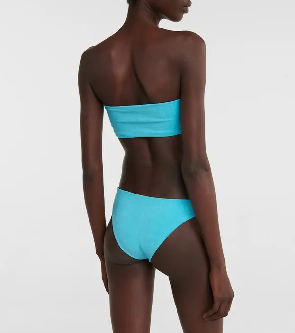 Jade Swim All Around Terry Bandeau Bikini Top