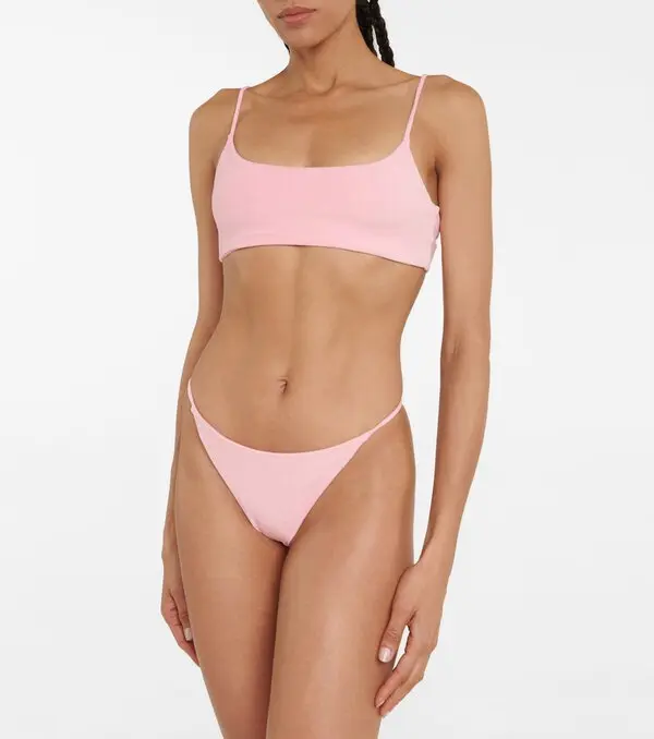 Jade Swim Bare Minimum Bikini Bottom - Pink