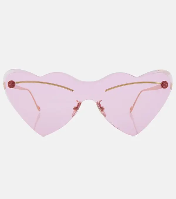 Loewe Heart Sunglasses - Pink