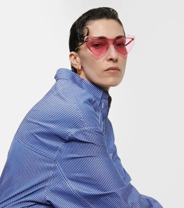 Loewe Heart Sunglasses - Pink