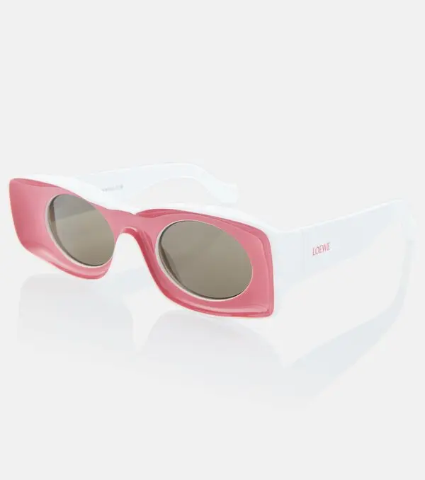 Loewe Rectangular Sunglasses - Multicoloured