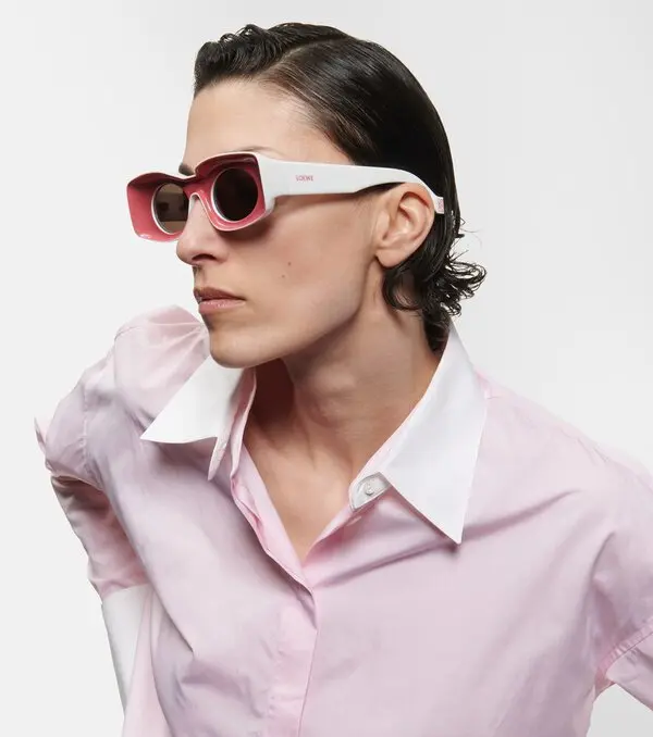 Loewe Rectangular Sunglasses - Multicoloured