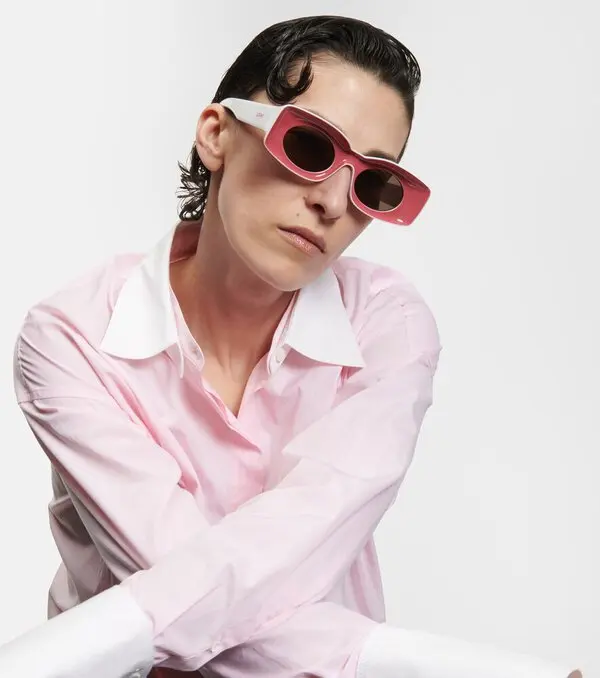 Loewe Rectangular Sunglasses - Multicoloured