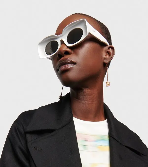Loewe Rectangular Sunglasses - White