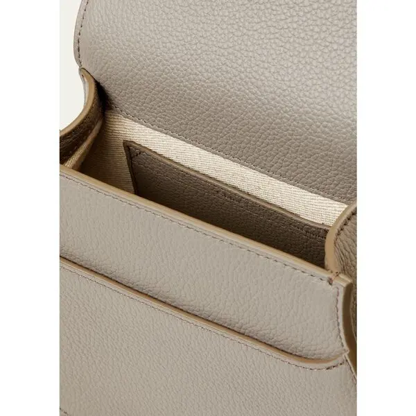 Chloé Marcie Small Crossbody Bag In Grained Calfskin - Tan
