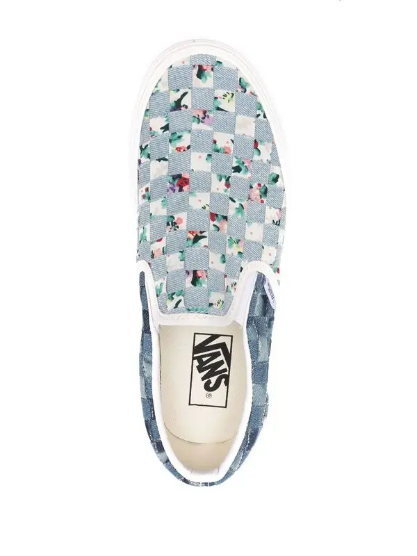VANS Floral Interwoven Platform Sneakers