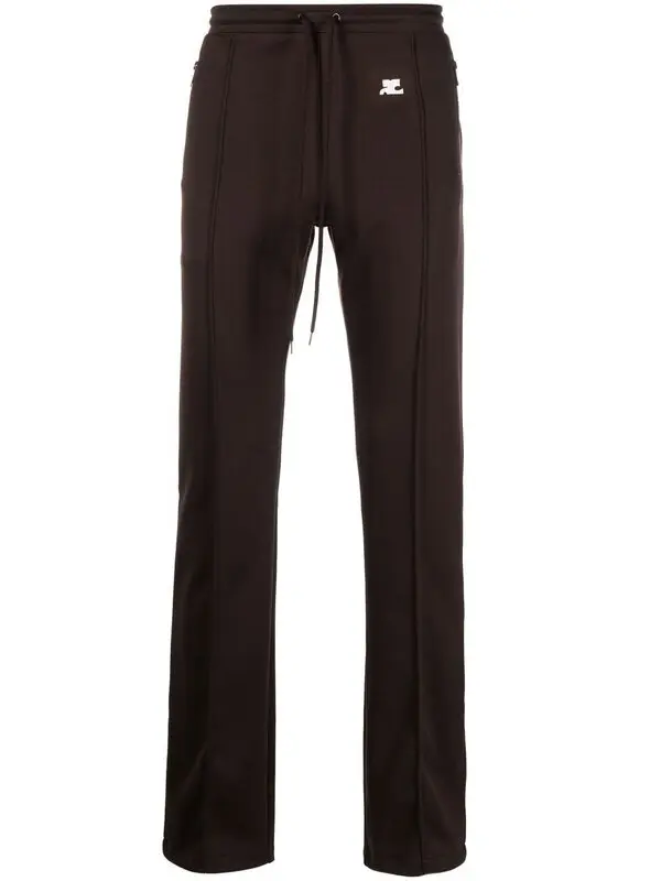 COURREGES Logo-appliqué Trousers